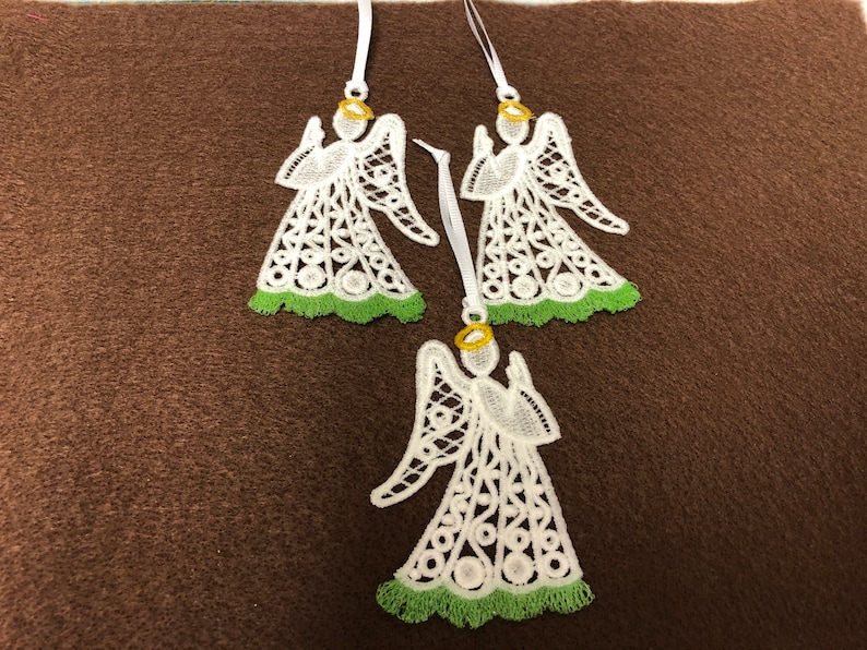 Free Standing Lace Angels - Etsy