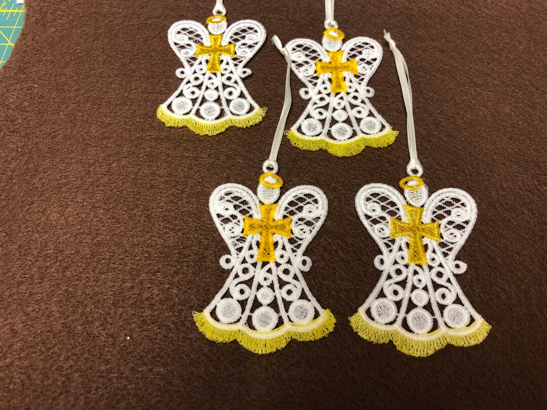 Free Standing Lace Angels - Etsy