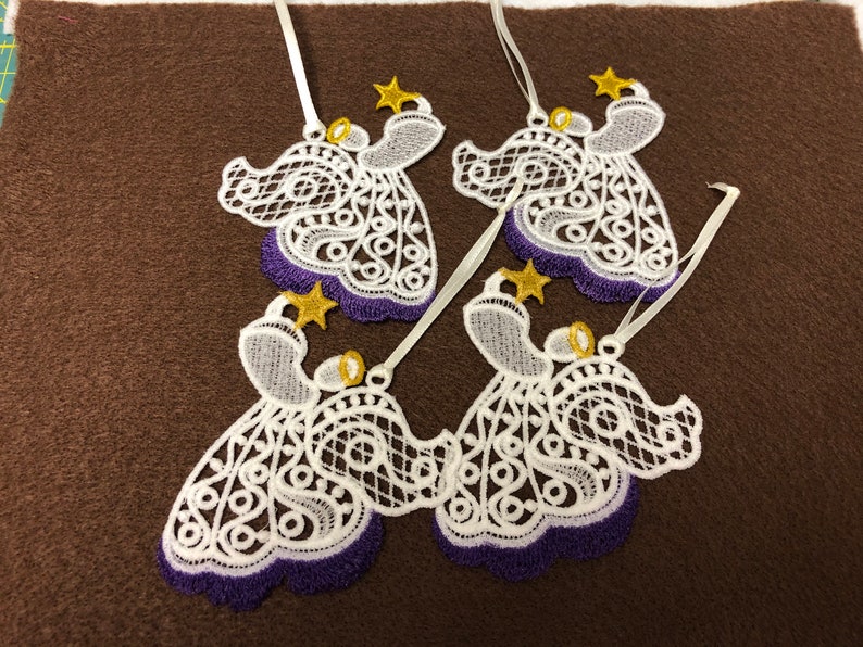 Free Standing Lace Angels - Etsy