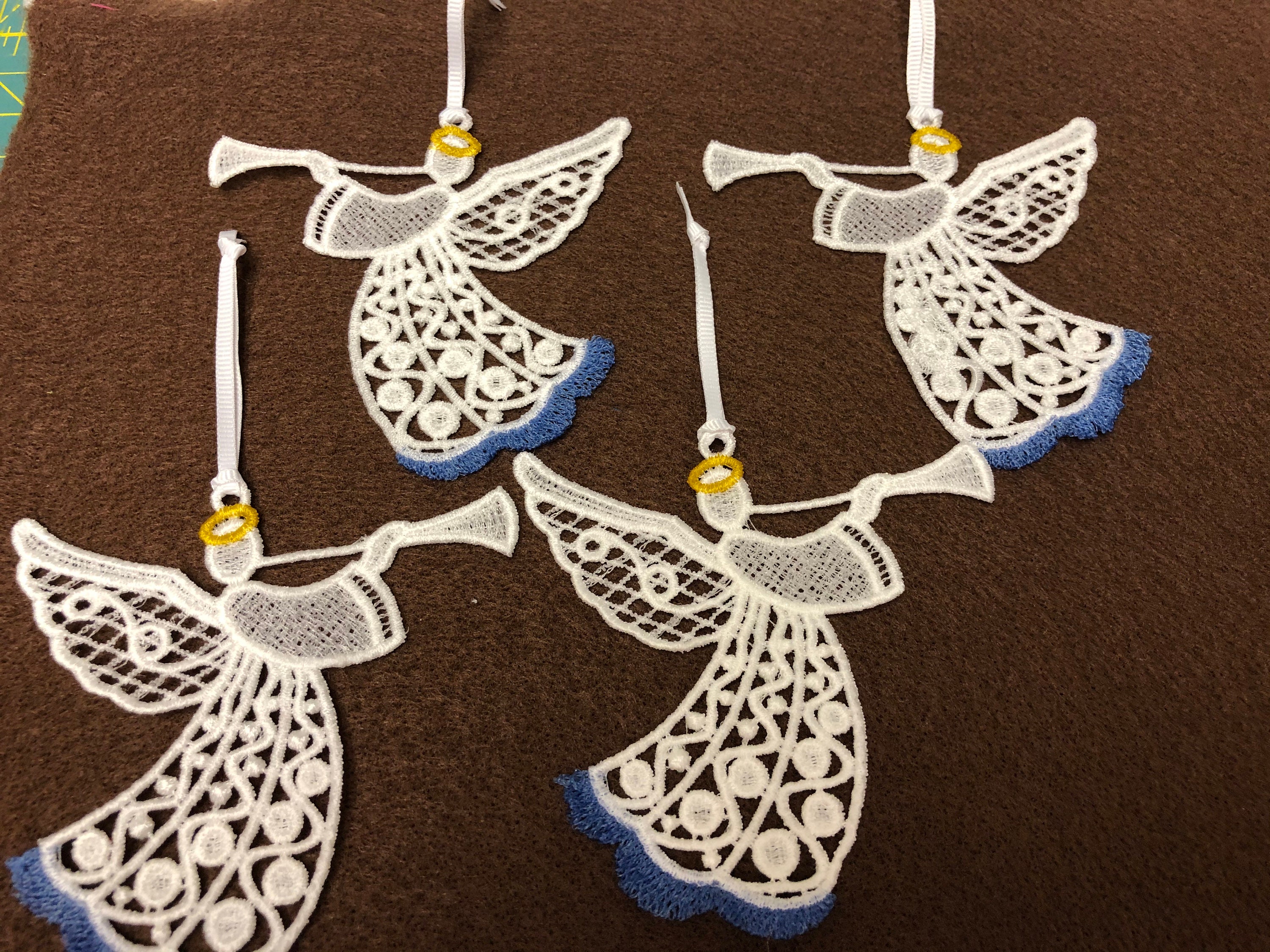 Free Standing Lace Angels - Etsy