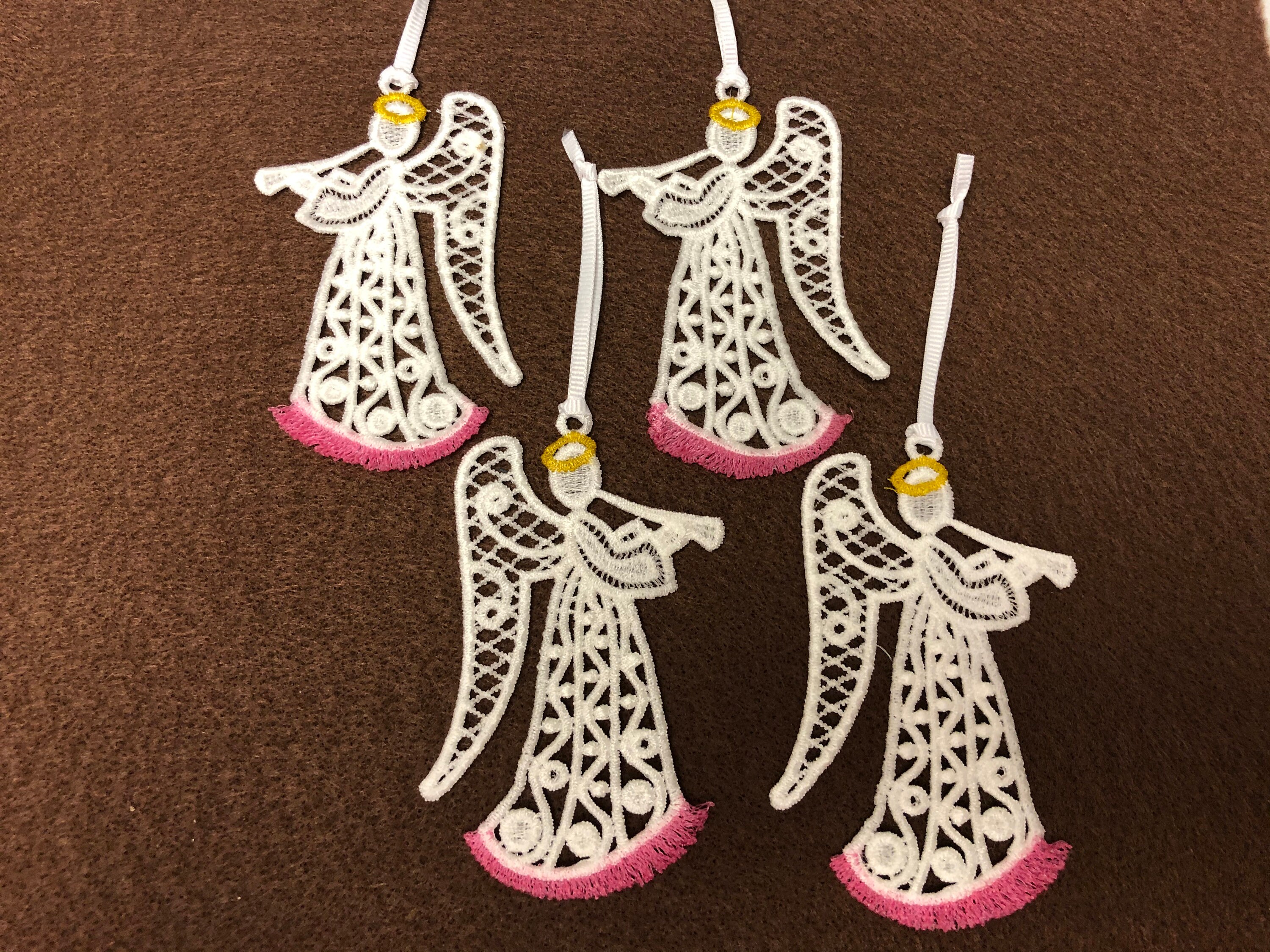 Free Standing Lace Angels - Etsy