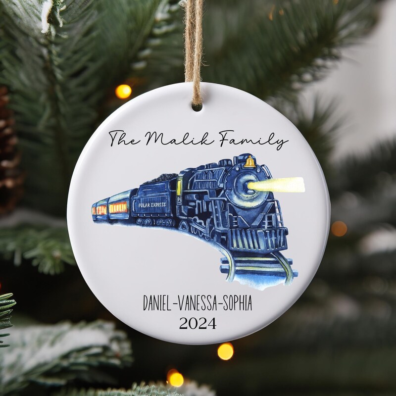 Train Ornament - Etsy