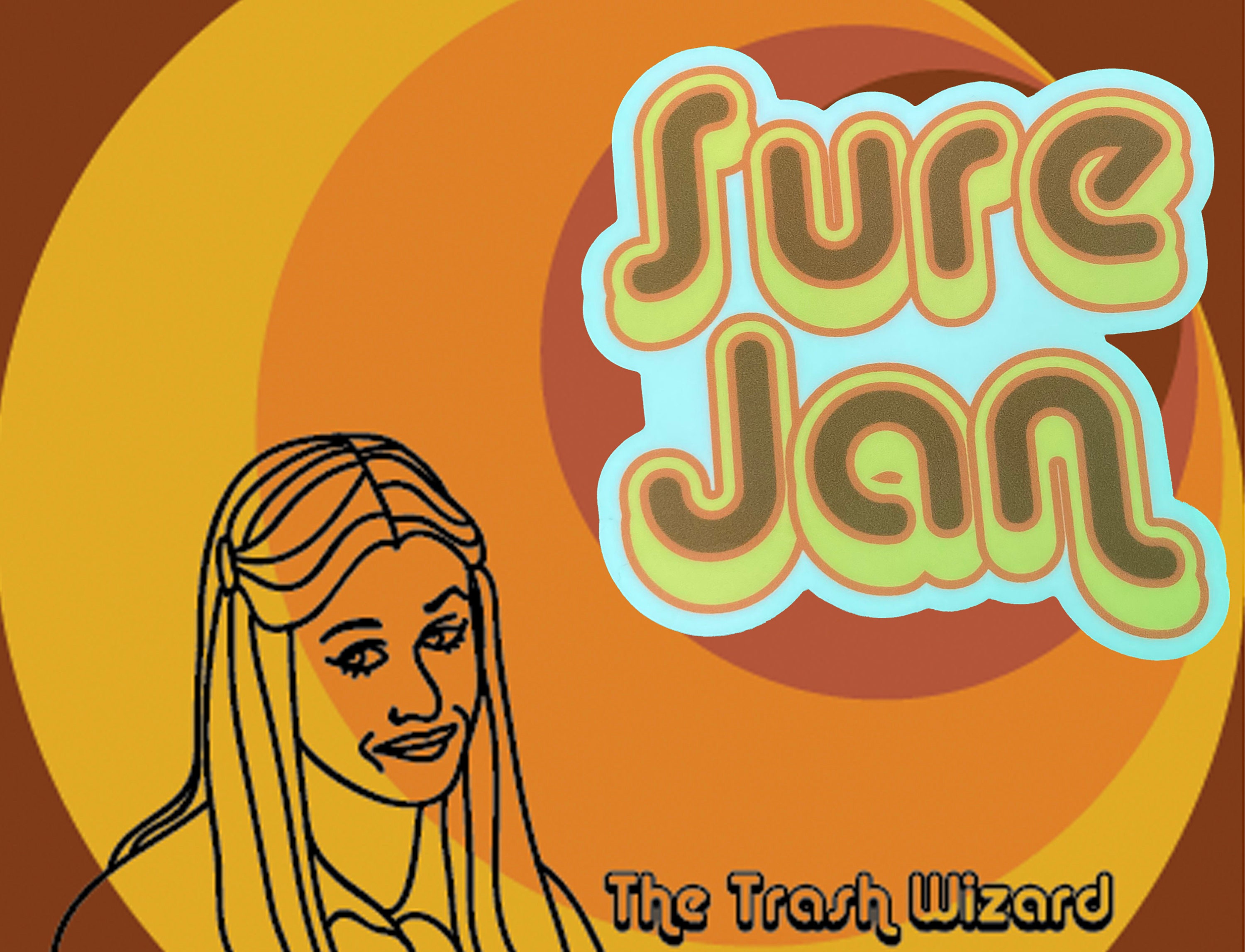 SURE JAN STICKER Brady Bunch Sticker Sure Jan Funny Sticker - Etsy Ireland