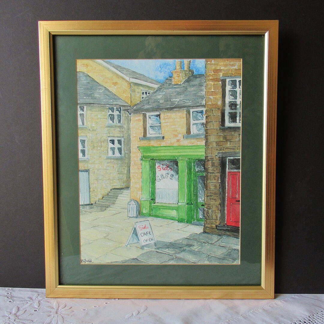Sid's Cafe Original Watercolour Painting Last of the Summer Wine by ...