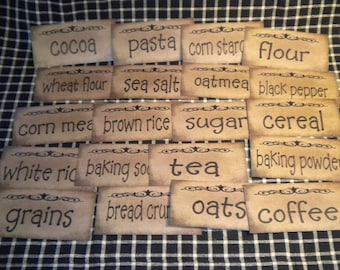 Dry Goods Labels - Etsy