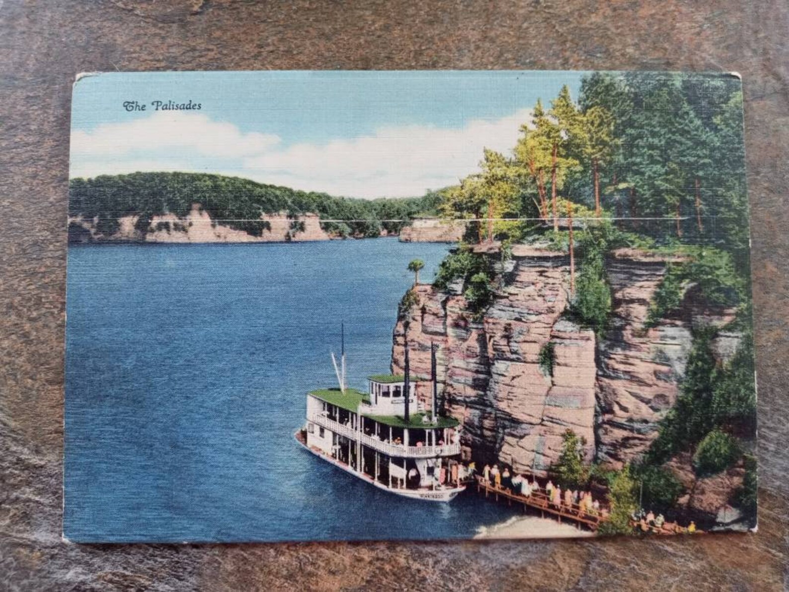 Vintage 1949 Wisconsin Dells Fold Out Postcard Wisconsin | Etsy