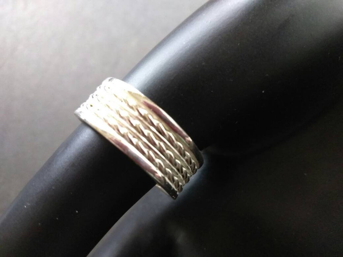 Sterling Braid Pattern Band IBB Ring 924 IBB Ring - Etsy