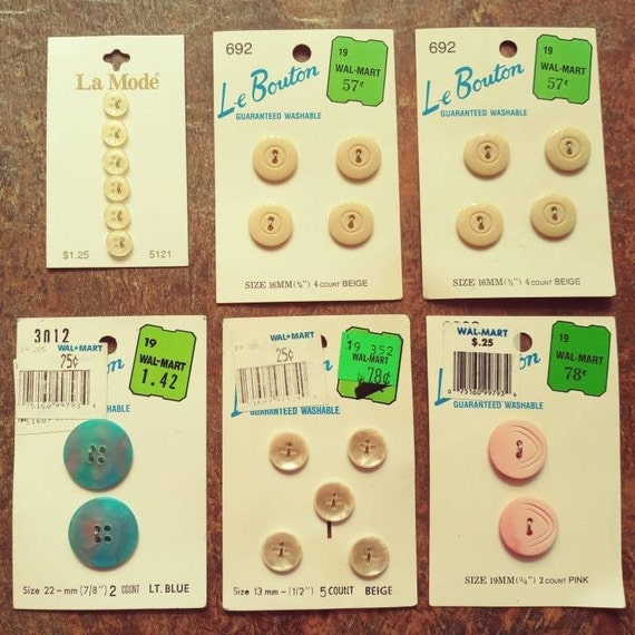 Vintage La Mode Le Bouton Buttons Choose One Unused | Etsy