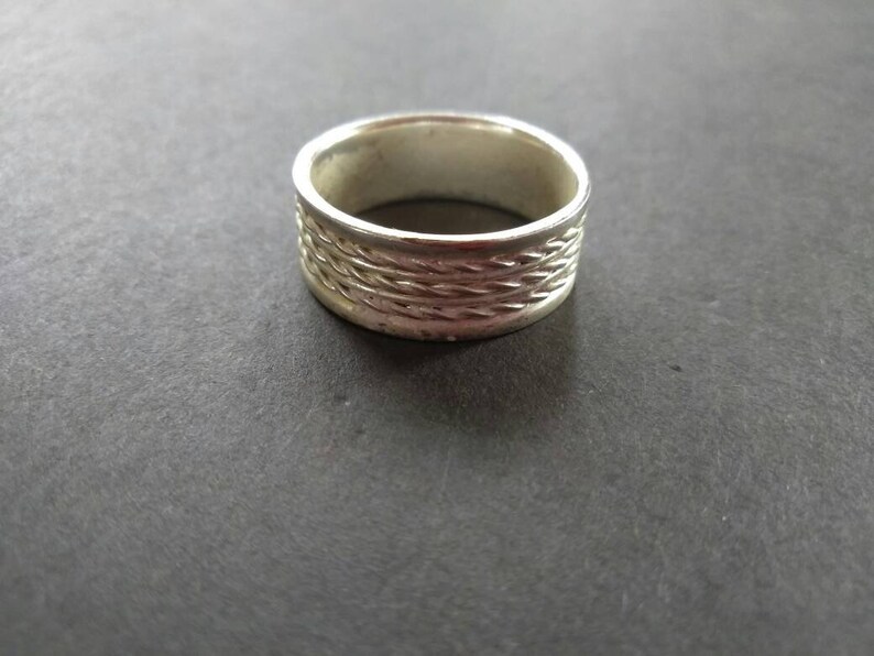 Sterling Braid Pattern Band IBB Ring 924 IBB Ring - Etsy