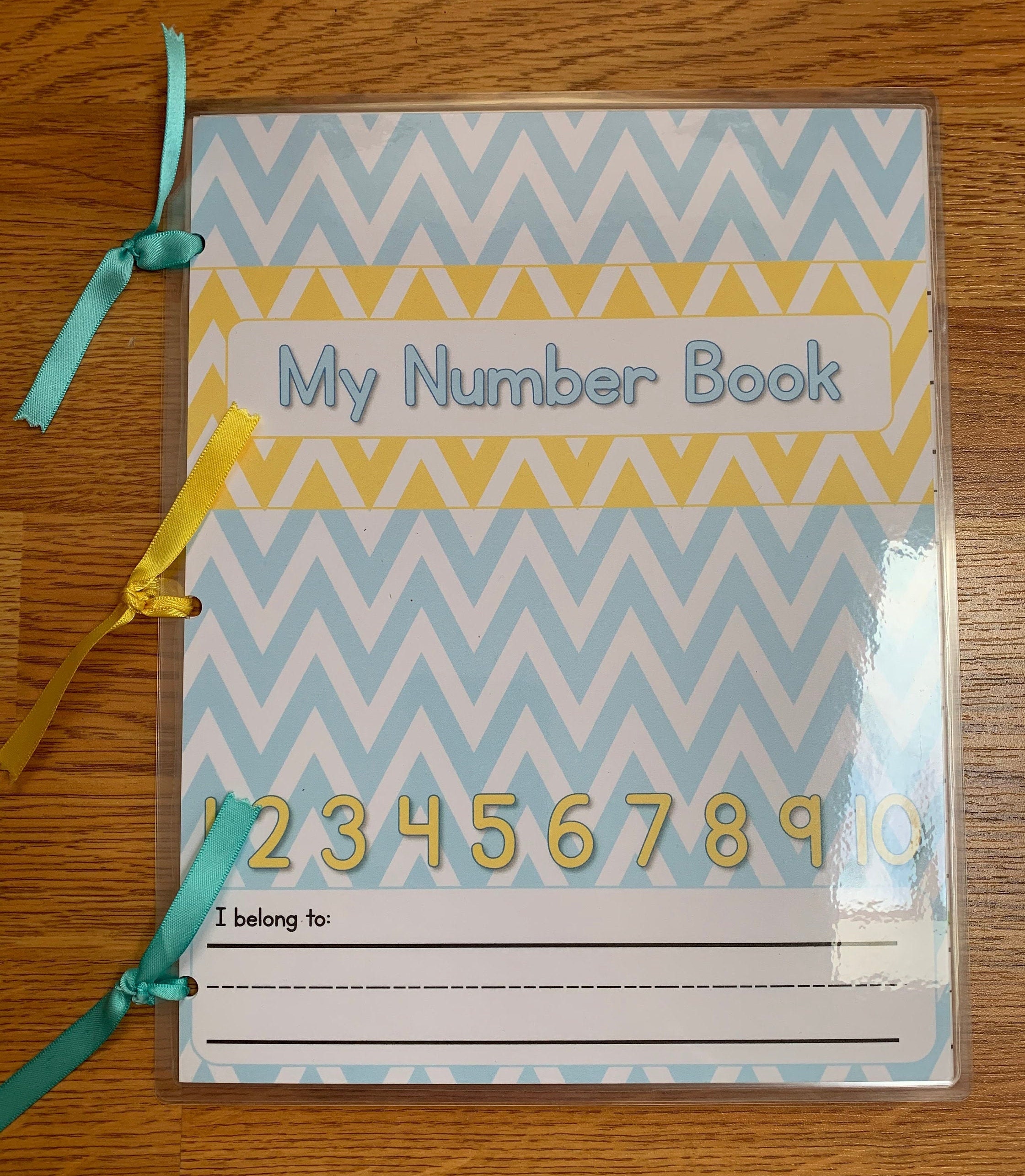 My Number Book Preschool or Kindergarten busy work book | Etsy