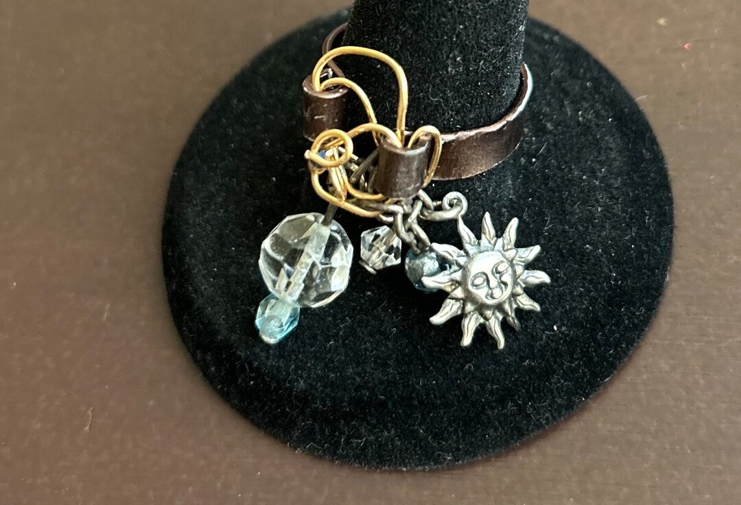 Sun Face Ring Fashion Handmade Unique Style Moon Ring Celtic Gift Ring ...