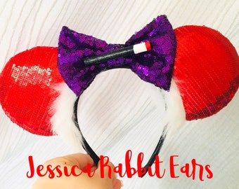 Jessica Rabbit Ears - Etsy