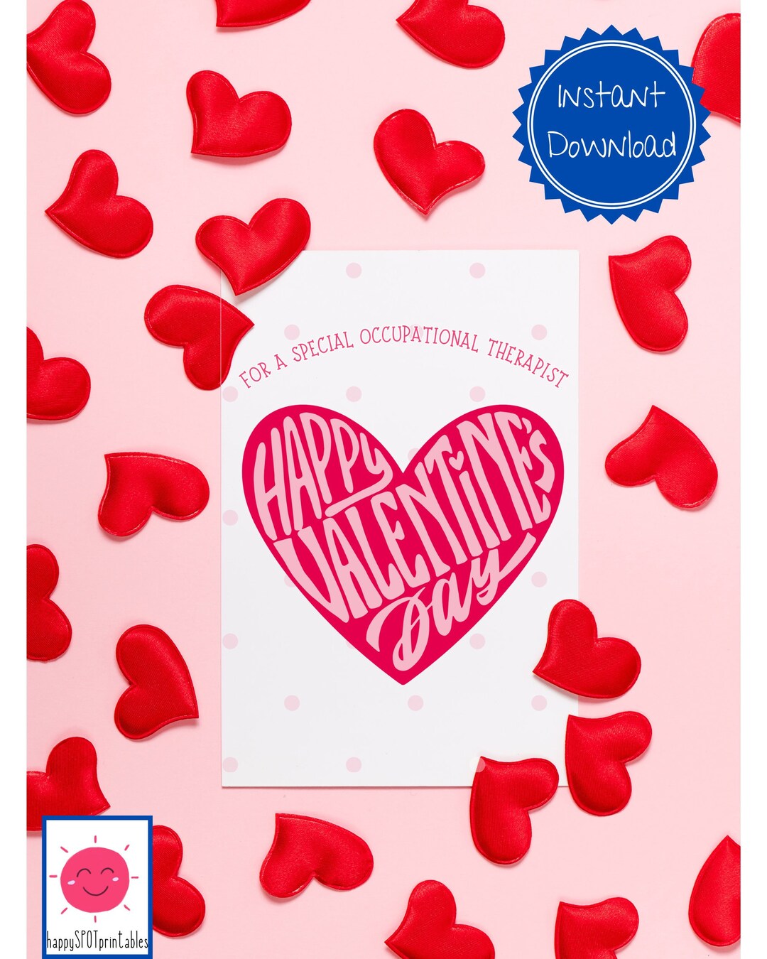 Occupational Therapist Valentine's Day Card - Etsy