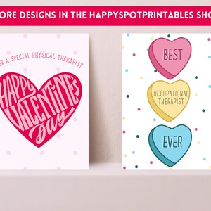I Love My OT Thank You Printable Card Occupational Therapist Gift ...