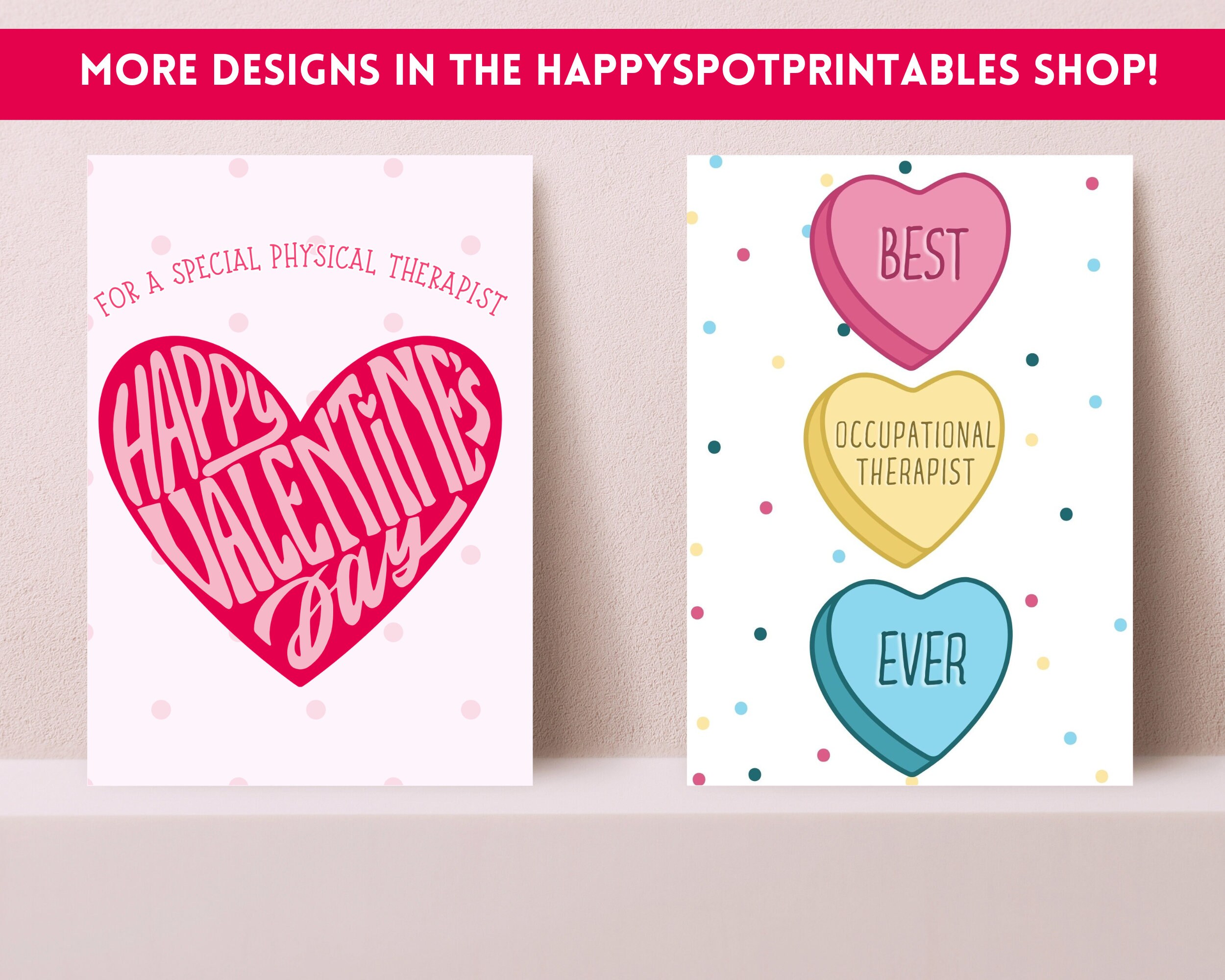 I Love My OT Thank You Printable Card Occupational Therapist Gift ...