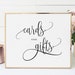 Script Cards and Gifts Sign Printable Sophie Script Wedding | Etsy