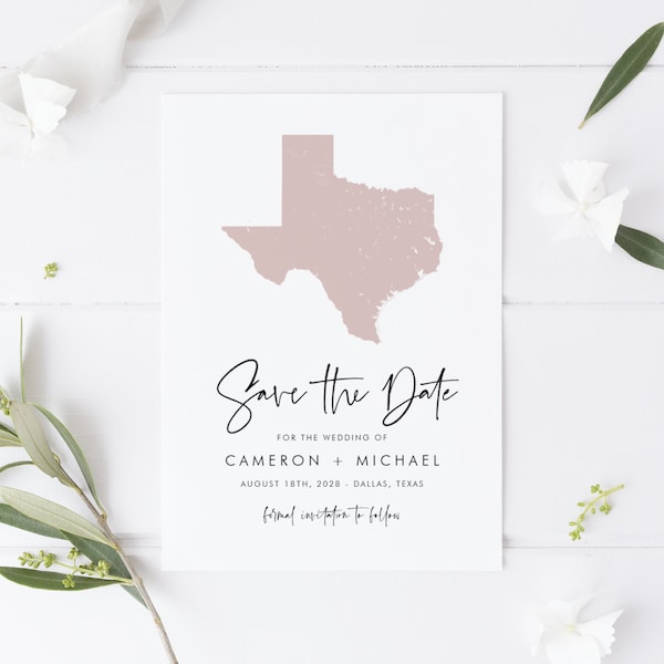 State Save the Date - Etsy
