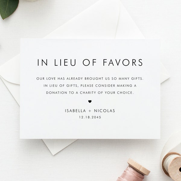 In Lieu of Gifts - 60+ Gift Ideas for 2025