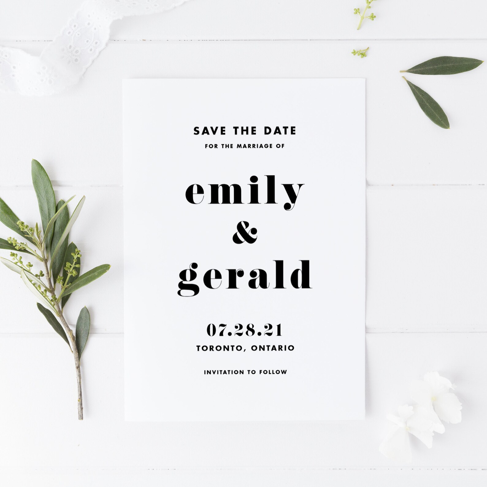 Editable Save the Date Template Printable Retro Bold | Etsy