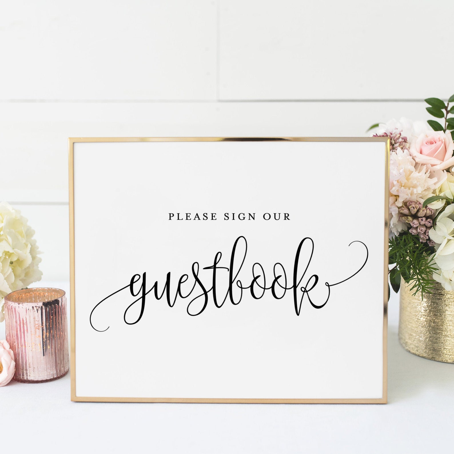 Script Guestbook Sign Printable Sophie Script Please Sign - Etsy
