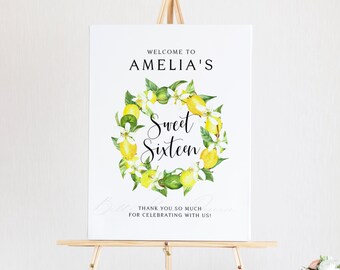 Printable Lemon Drink Tag Sunshine and Lemonade Party You - Etsy