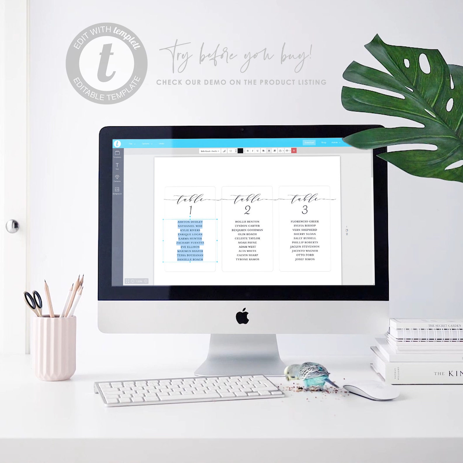 Printable Wine Label Table Numbers Template Avery Label 3x5 | Etsy