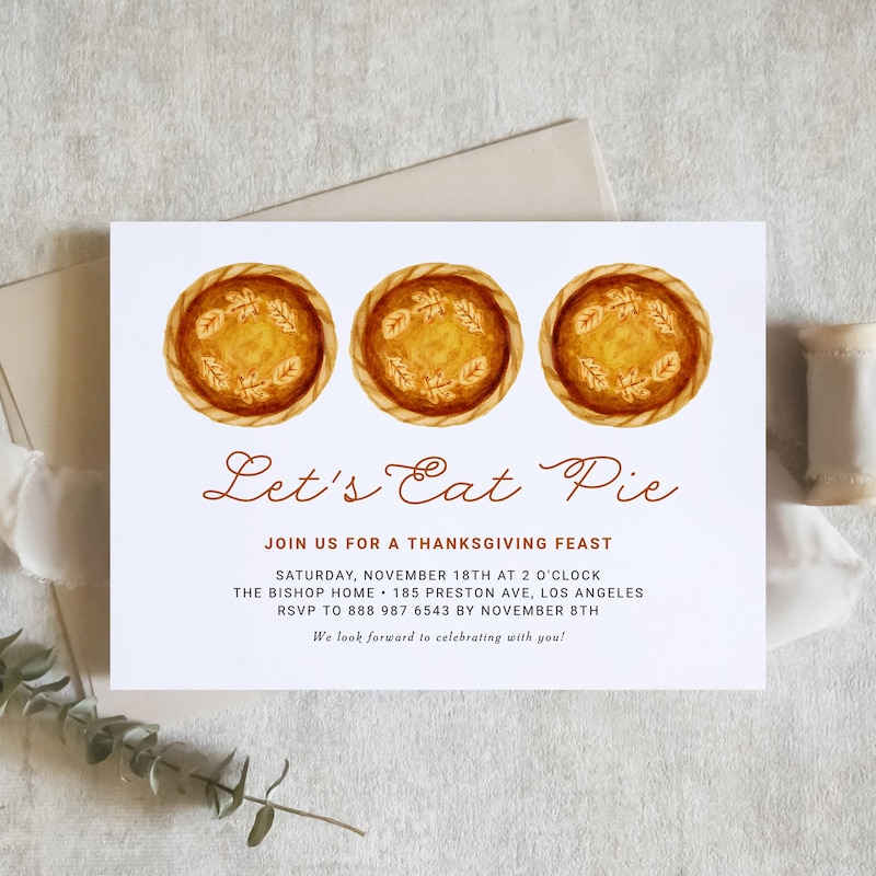 Pie Party - Etsy