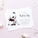 Printable Cute Panda Bridal Shower Invitation Template DIY - Etsy