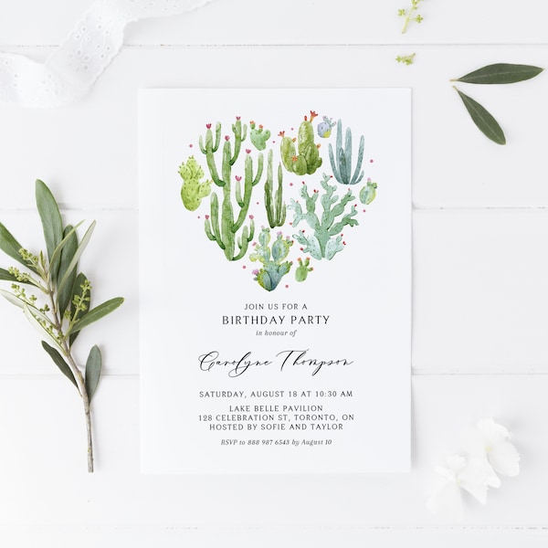 Succulent Birthday Party - Etsy
