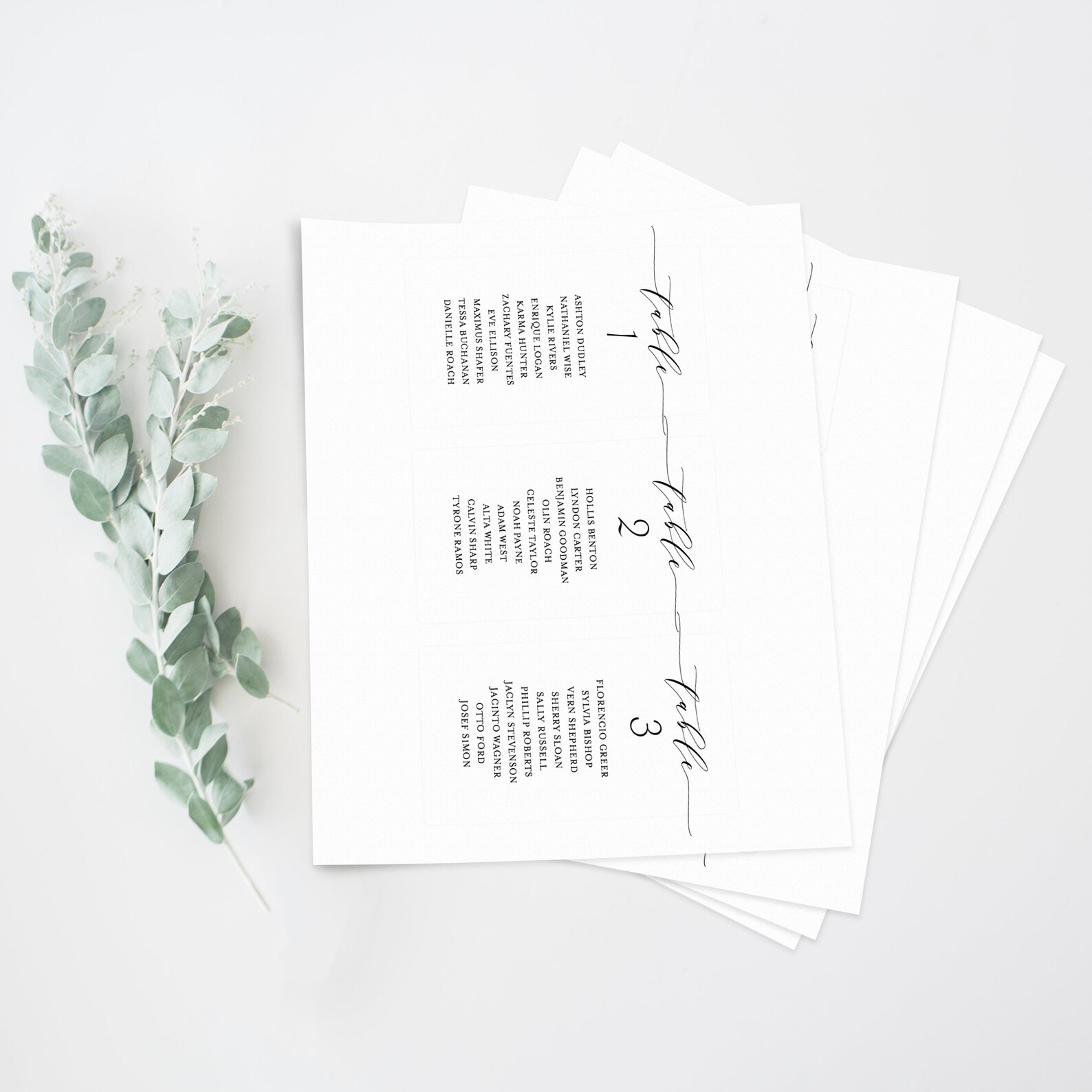 Printable Wine Label Table Numbers Template Avery Label 3x5 | Etsy