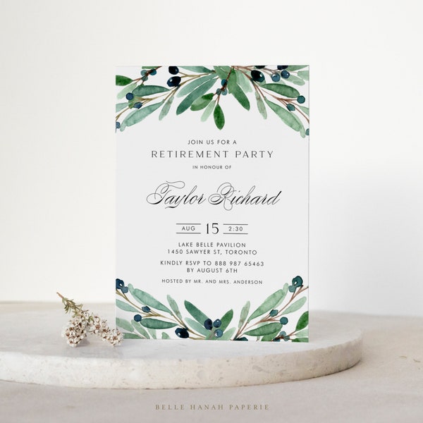 Branch Invitation - Etsy