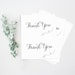Printable Script Thank You Card 5x7 Modern Calligraphy Flat Thank You ...