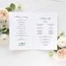 Printable Hydrangea Wedding Program Booklet Template Blue Hydrangeas ...