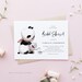 Printable Cute Panda Bridal Shower Invitation Template DIY - Etsy