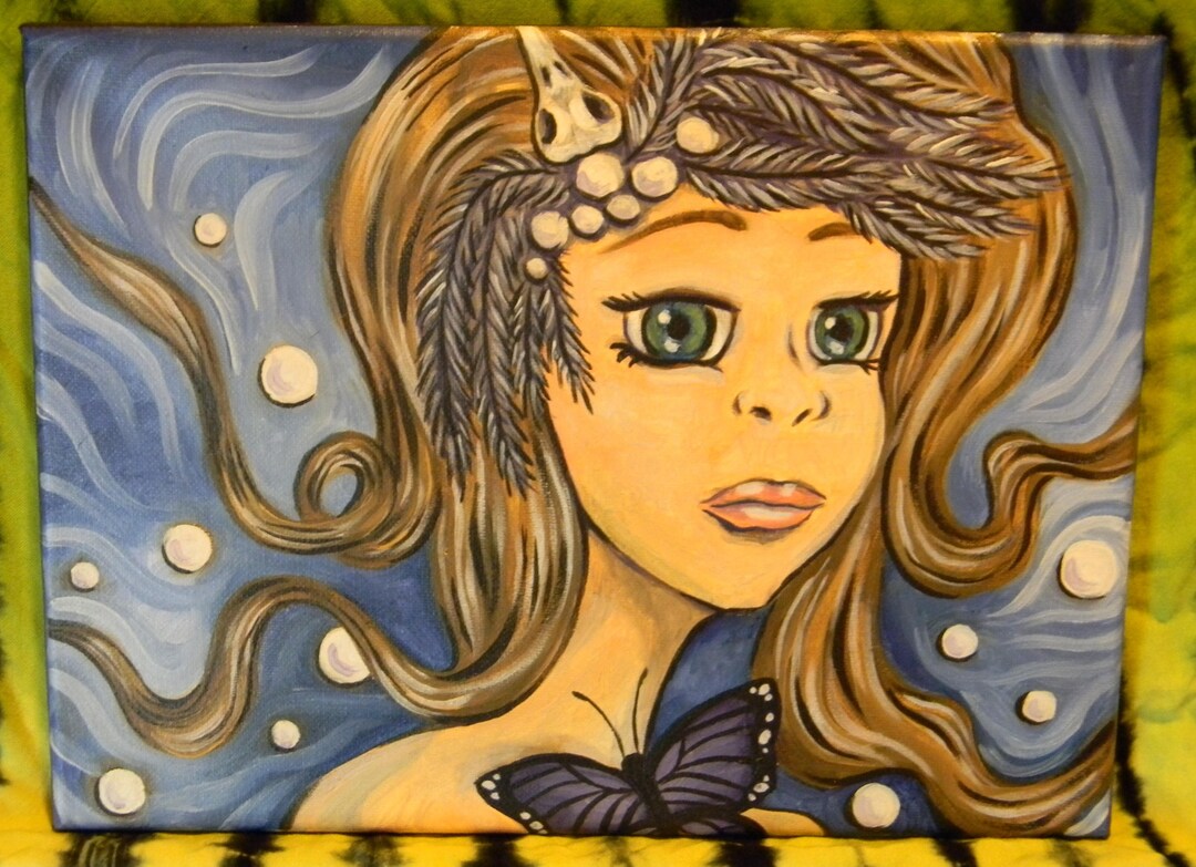 Anime Style Gypsy Painting - Etsy