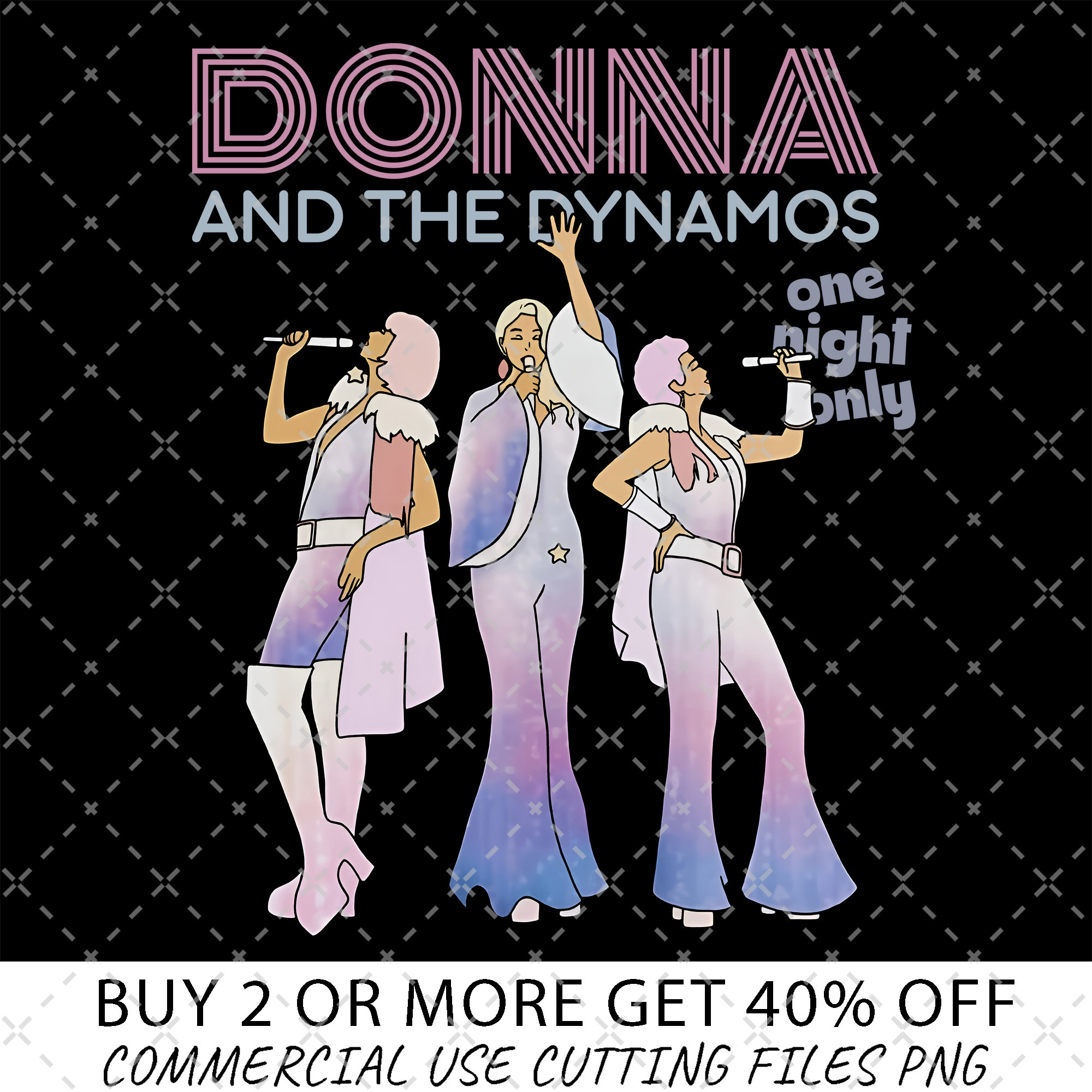 Donna & the Dynamos PNG, One Night Only Png, Donna and the Dynamos ...