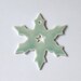Set of 3 Snowflakes Choose Options Porcelain Christmas Decorations ...