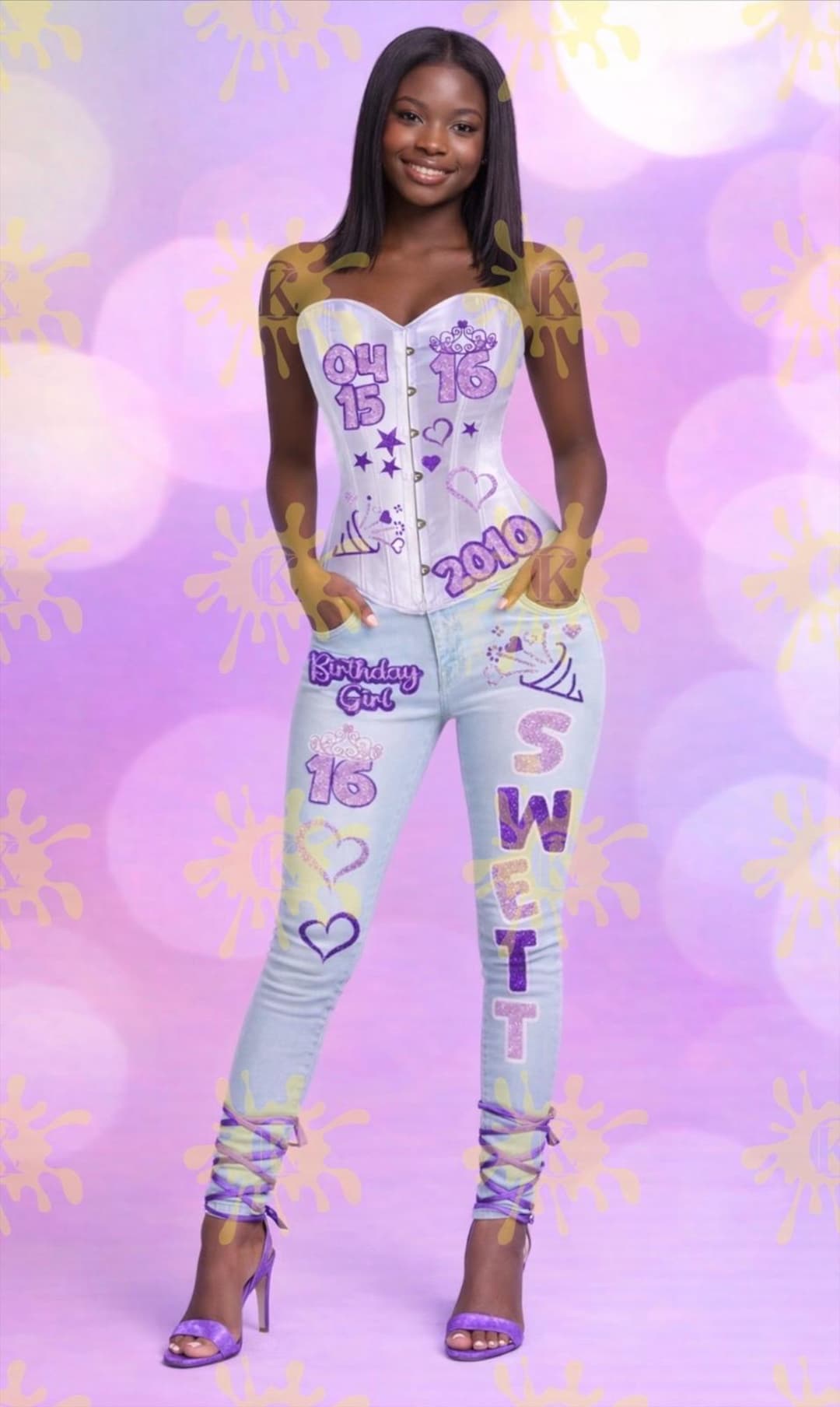Sweet 16 Corset Outfit - Etsy