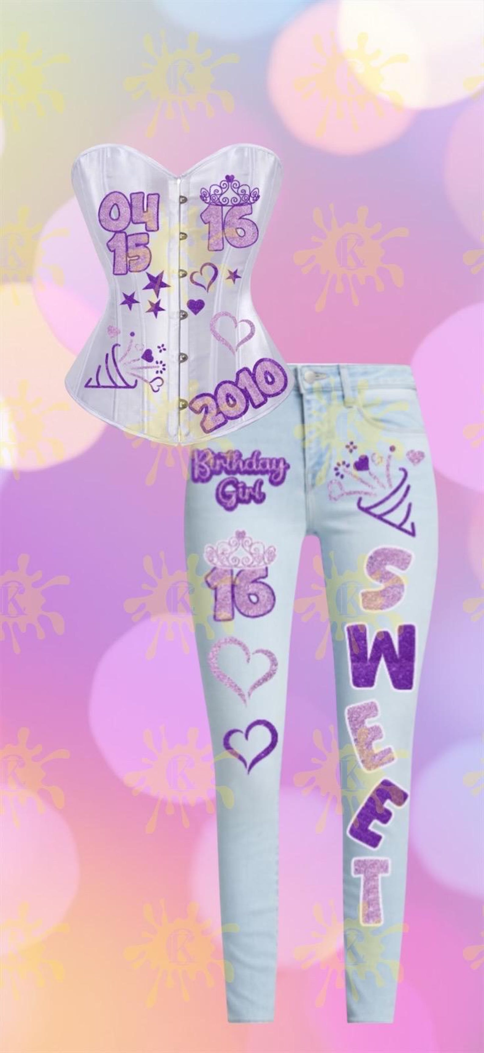 Sweet 16 Corset Outfit - Etsy