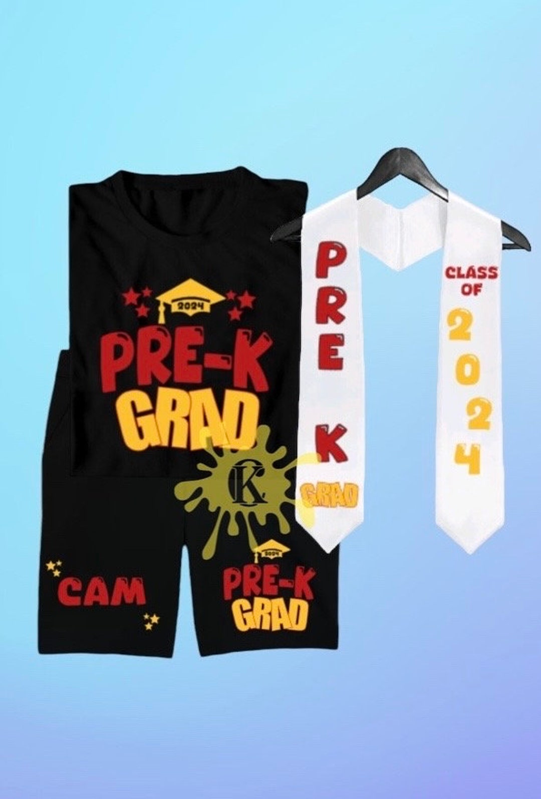 Pre-k/kindergarten Graduation Short Set - Etsy
