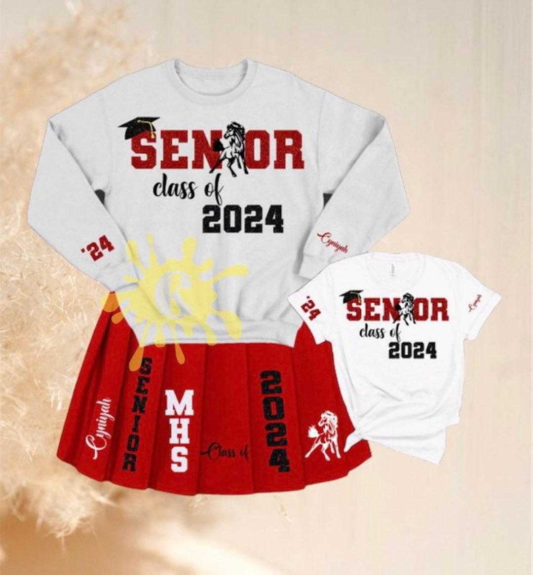 Senior Mascot Graduation Skirt Set - Etsy