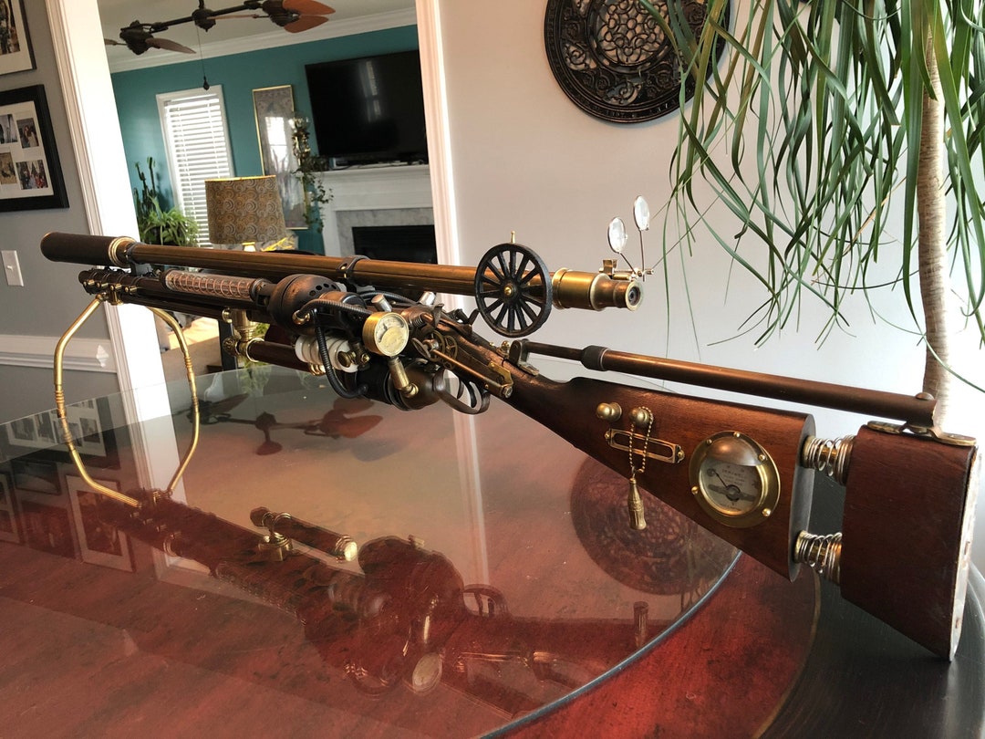 Steampunk Weapon Ionized Electron Shooter, Long Range. One of a Kind ...
