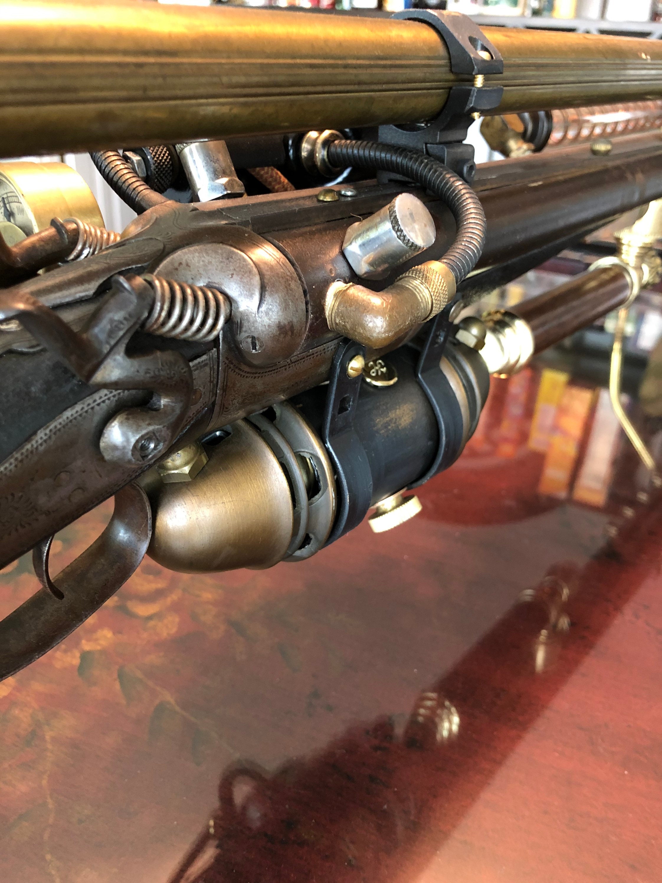 Steampunk Weapon Ionized Electron Shooter, Long Range. One of a Kind ...