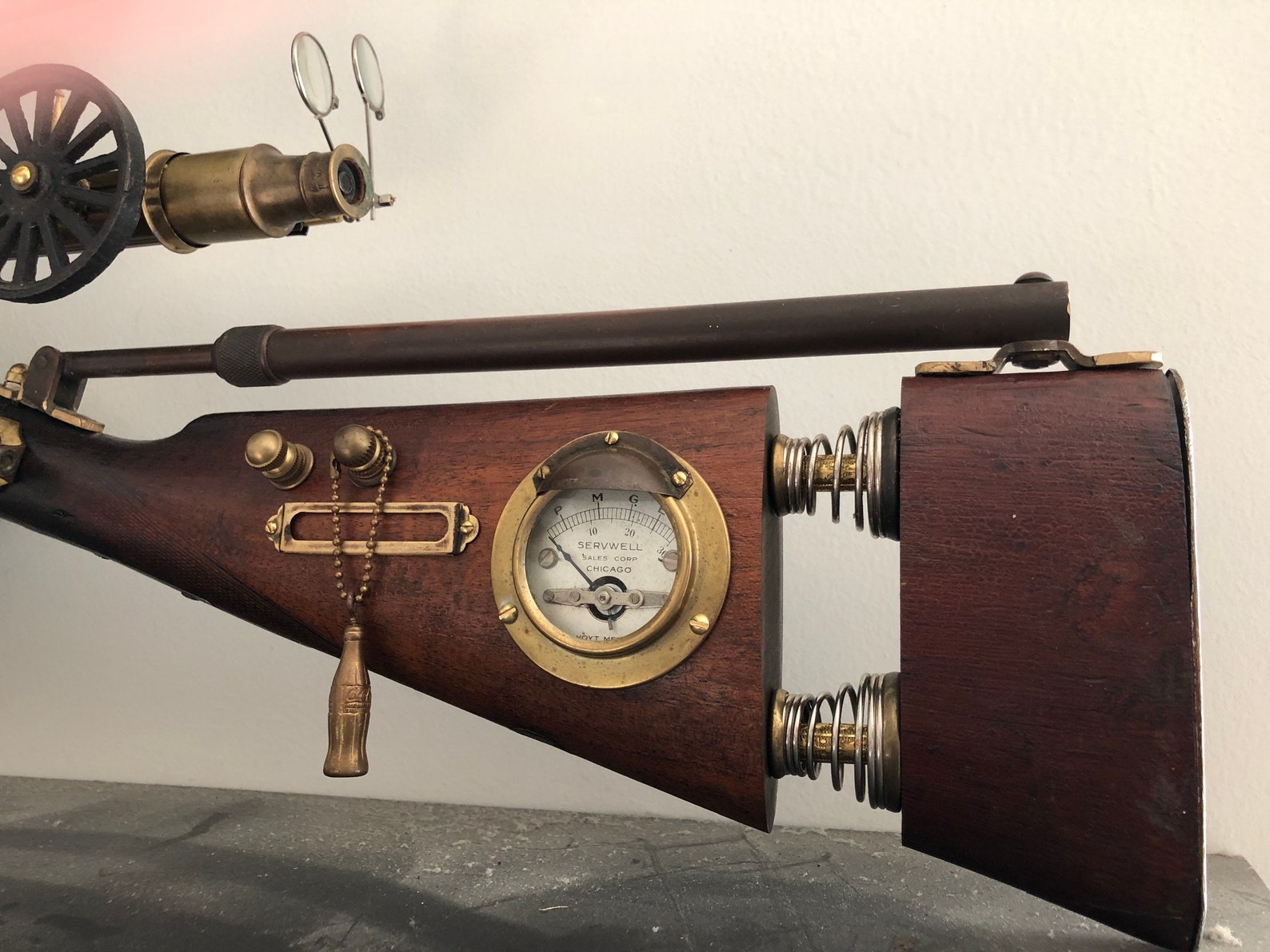 Steampunk Weapon Ionized Electron Shooter, Long Range. One of a Kind ...