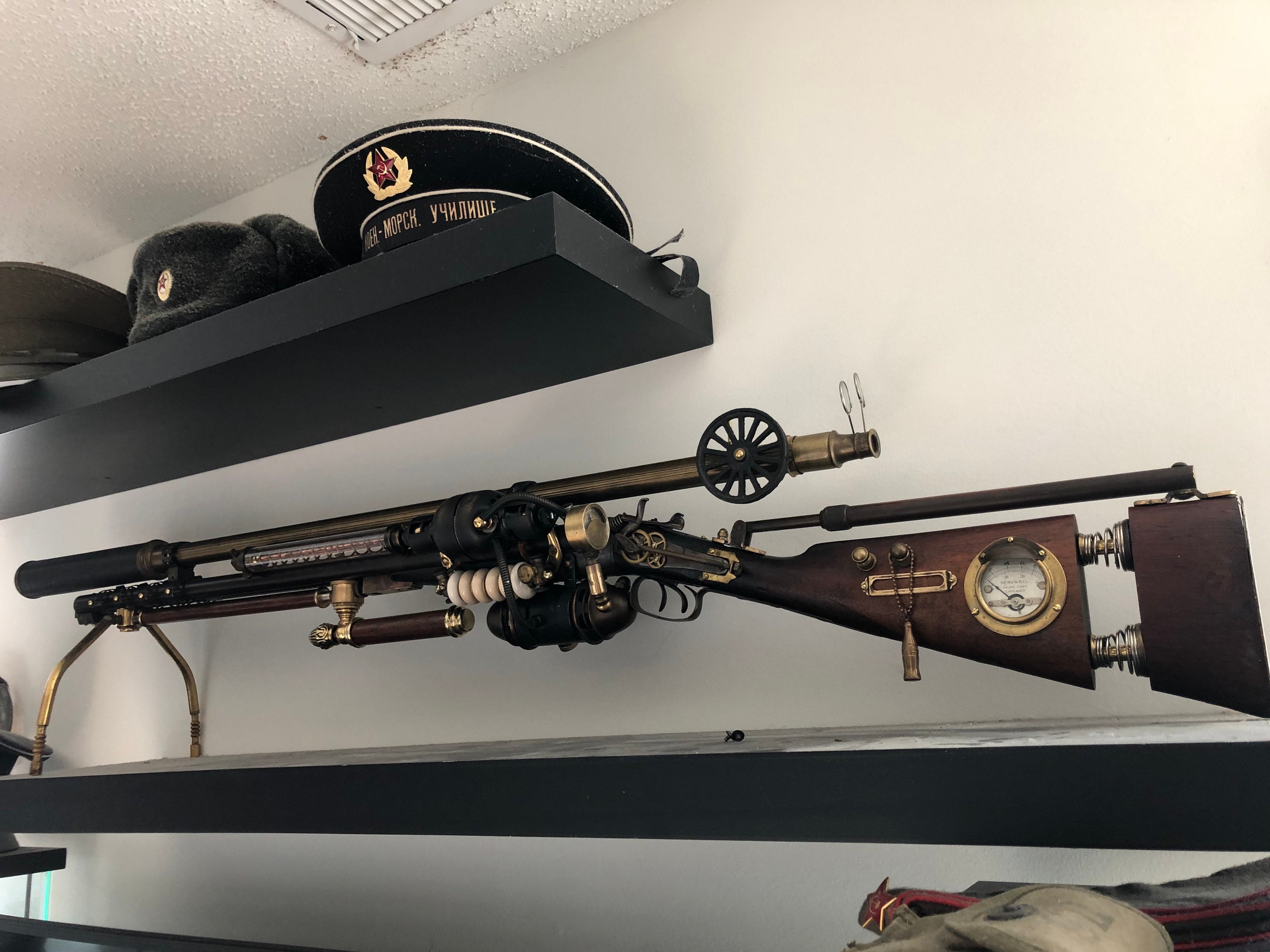 Steampunk Weapon Ionized Electron Shooter, Long Range. One of a Kind ...