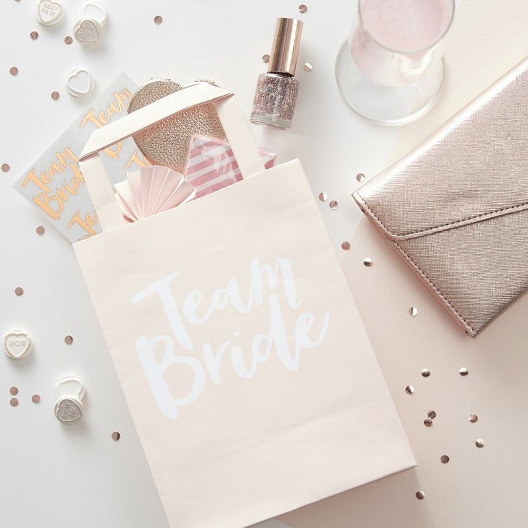 Team Bride Party Bags With Handles - Team Bride - Etsy