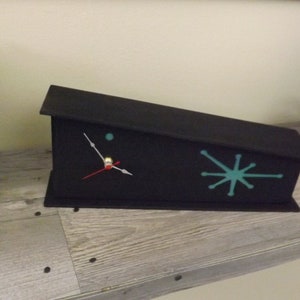Mid Century Modern Googie Art Desk Mantle Clock - Etsy