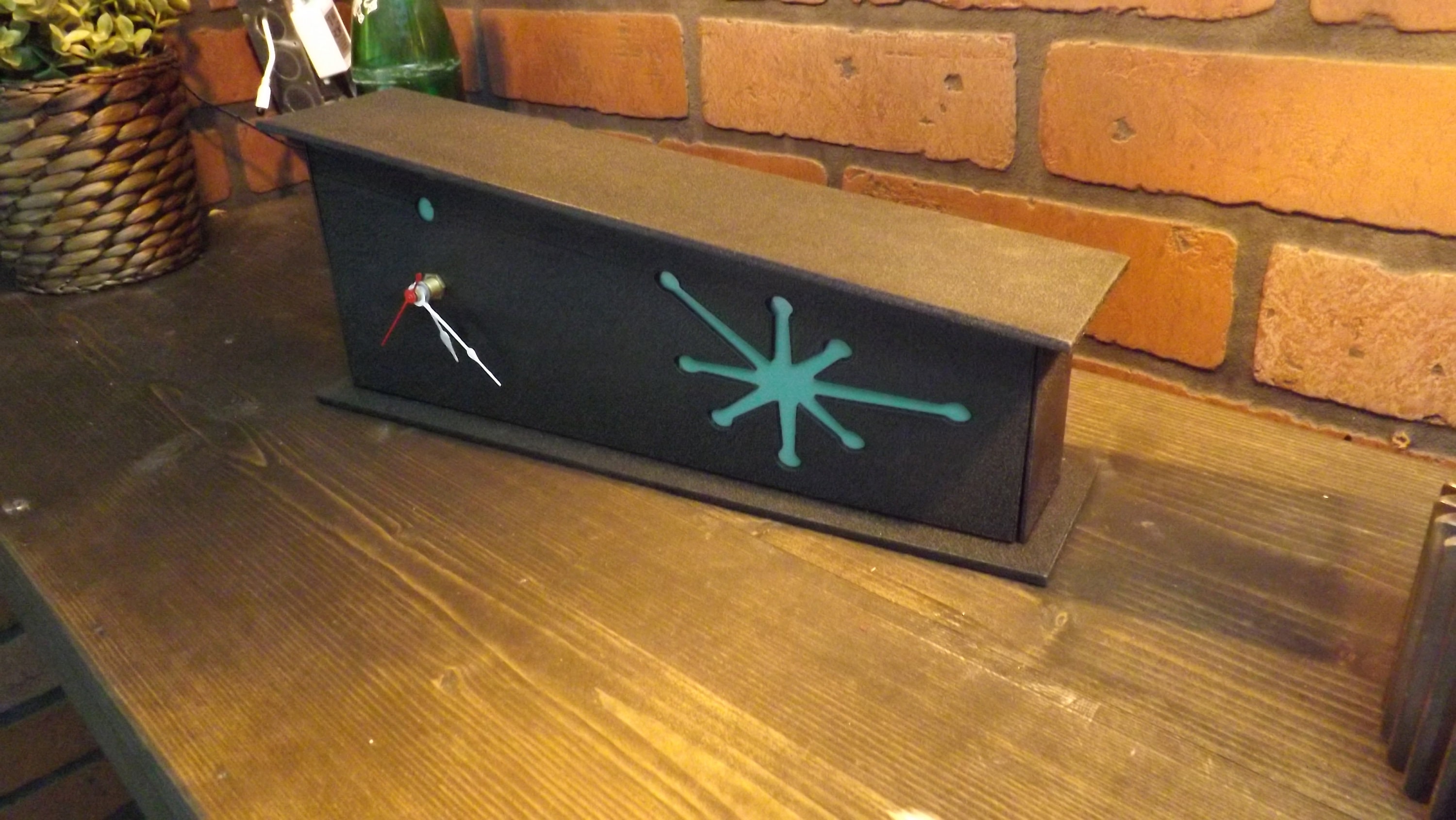 Mid Century Modern, Googie Art, Desk, Mantle Clock, - Etsy