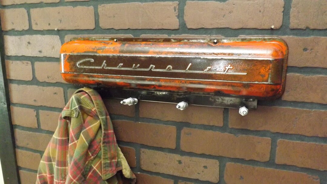 Chevy Valve Cover Hat Rack - Etsy
