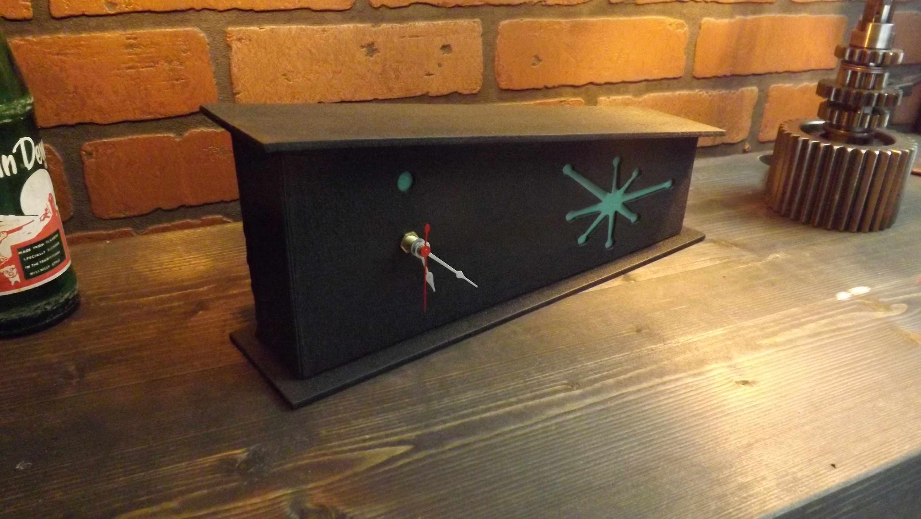 Mid Century Modern, Googie Art, Desk, Mantle Clock, - Etsy